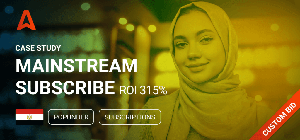 Adsterra Custom Bid Case Study: Boosting ROI to 315% With Pop Traffic