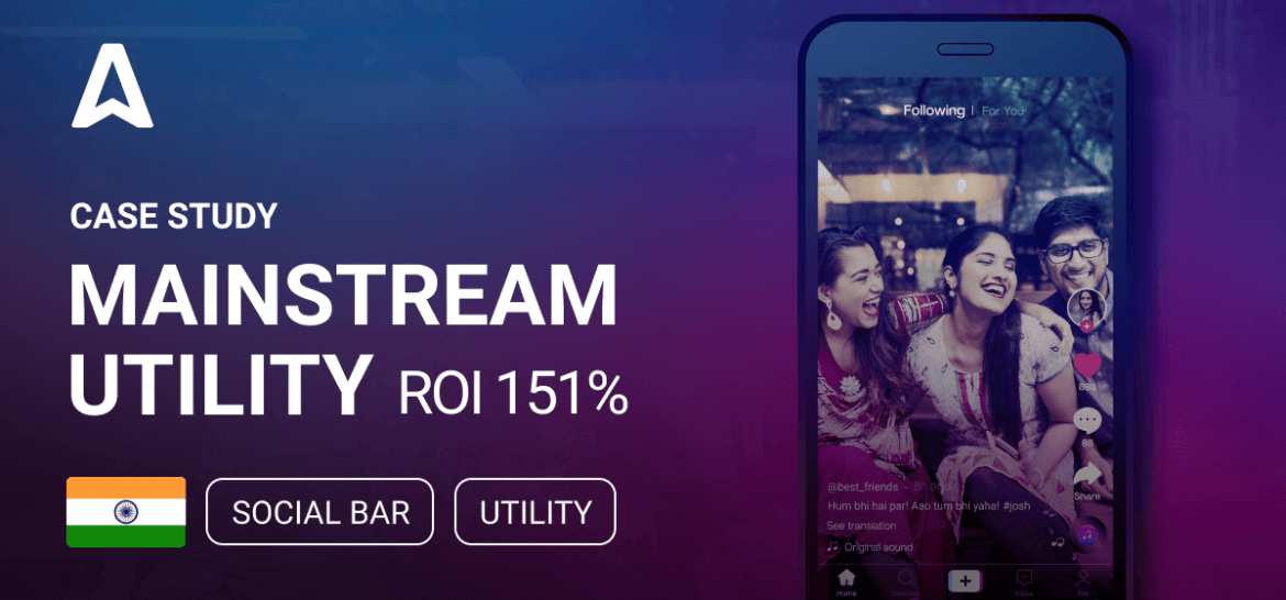 Case Study: Earn on Advertising a Mobile App With Social Bar Push Ads