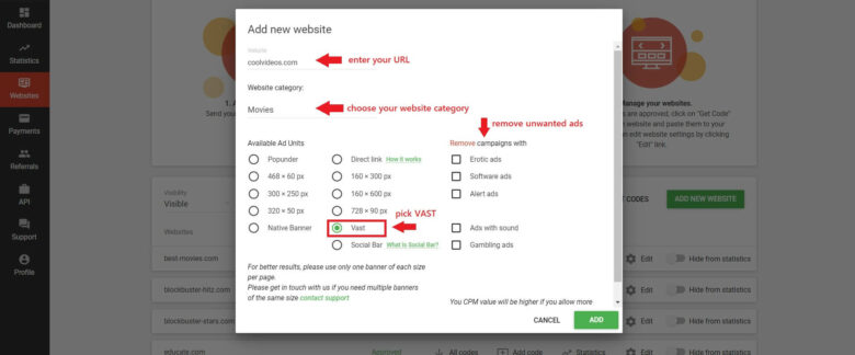 Why You Should Monetize Your Website With VAST Video Ads