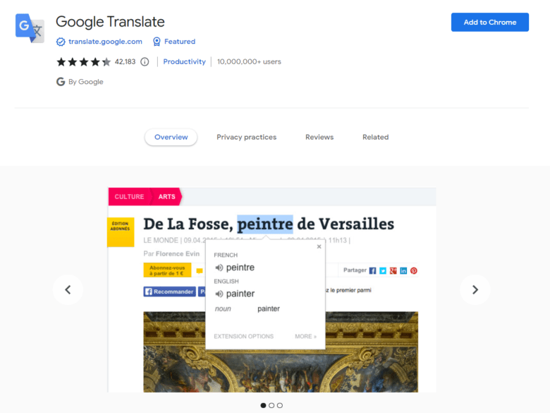 Most Discussed Translation Extensions for Chrome. Pros and Cons