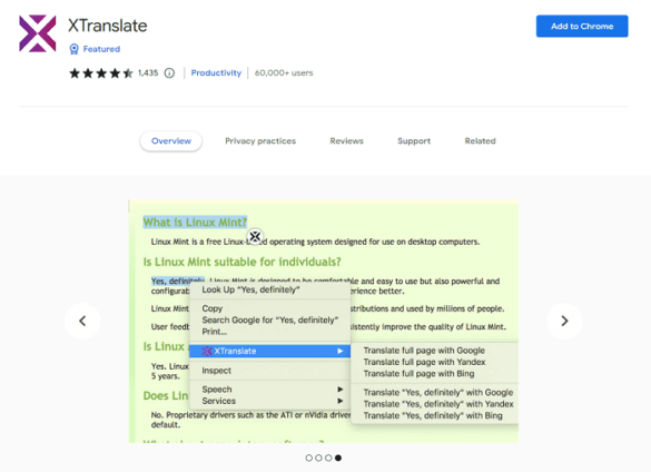 Most Discussed Translation Extensions for Chrome. Pros and Cons