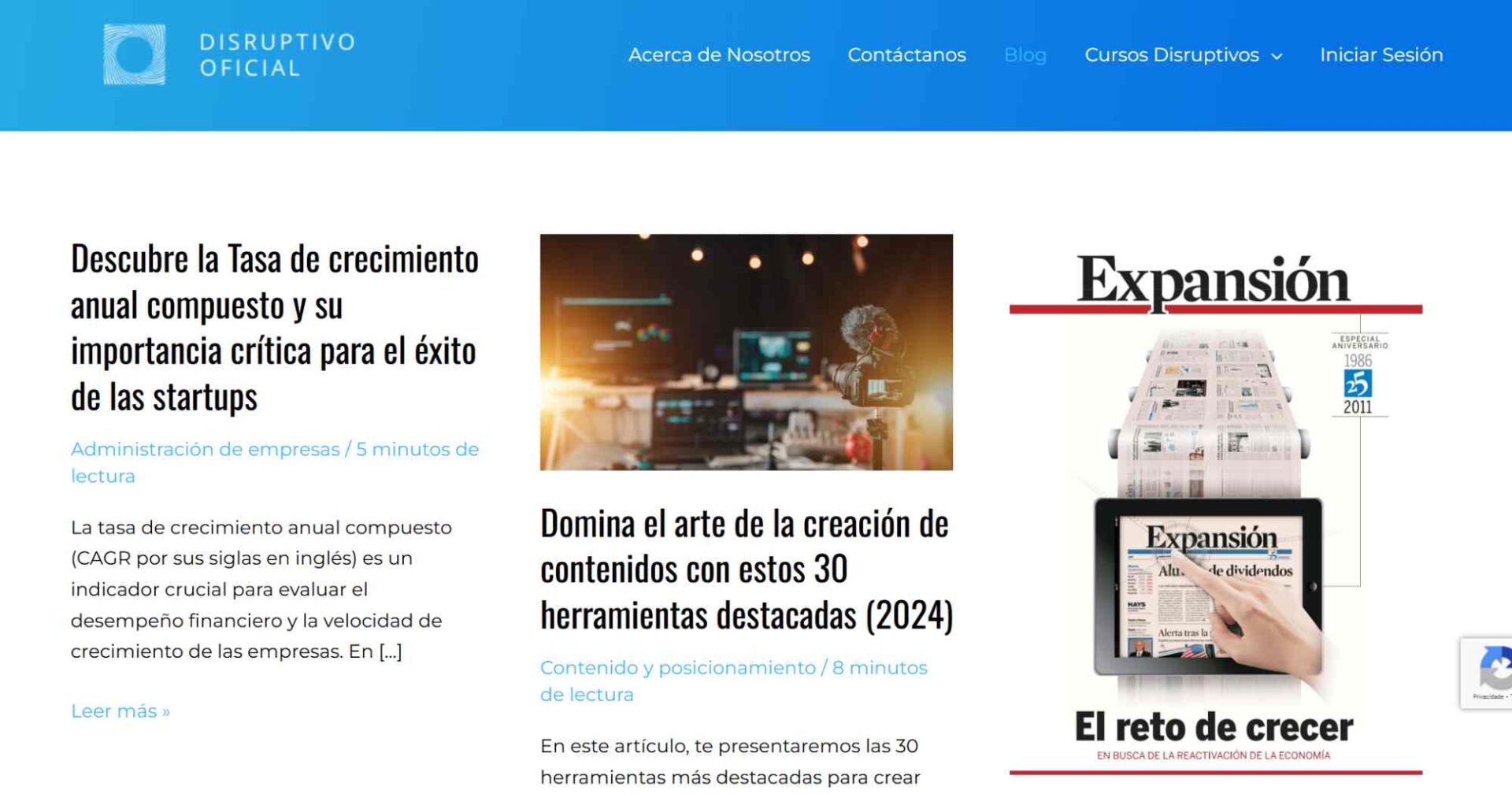 20 Ejemplos de Blogs para Inspirarte